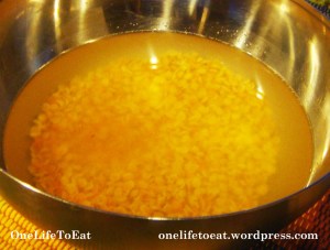 Yellow Daal (Lentils) | One Life to Eat