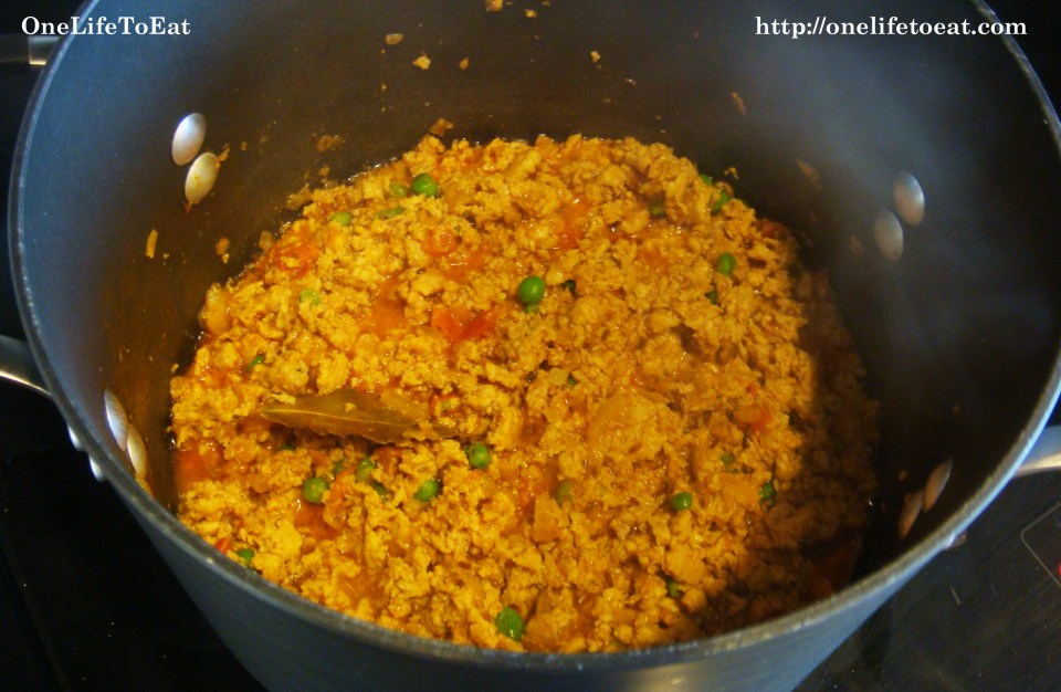 Spiced Mince Chicken – Kheema | One Life to Eat