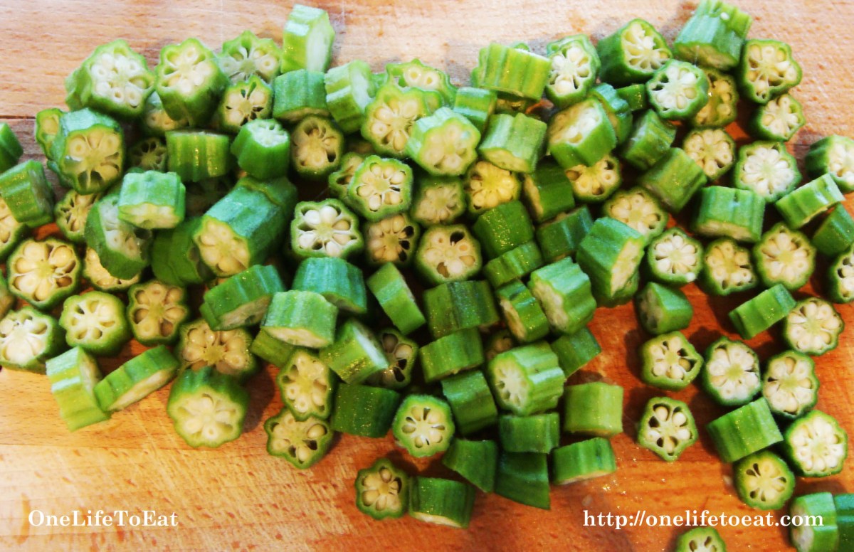 Crispy Okra and Potatoes – Gujarati style | One Life to Eat